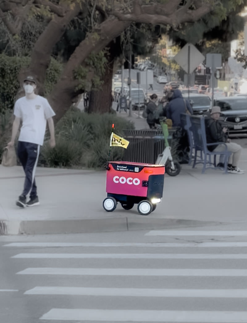 Coco Delivery Robots with AI and Human Telepresence